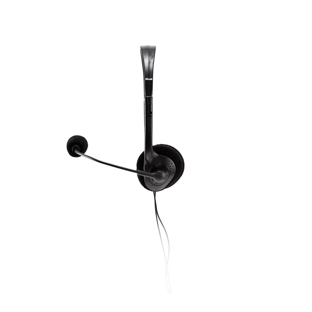 Headset com Microfone Standard Maxprint 3.5 P2 Preto – M602314
