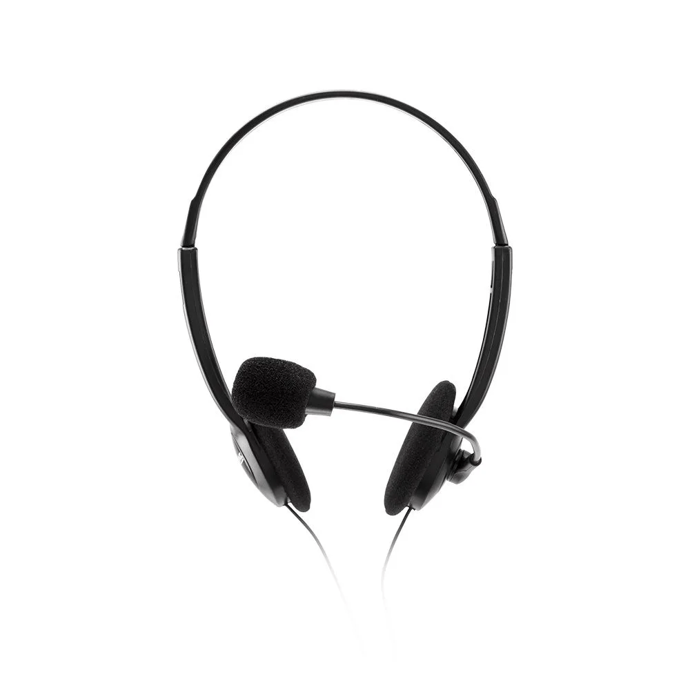 Headset com Microfone Standard Maxprint 3.5 P2 Preto – M602314