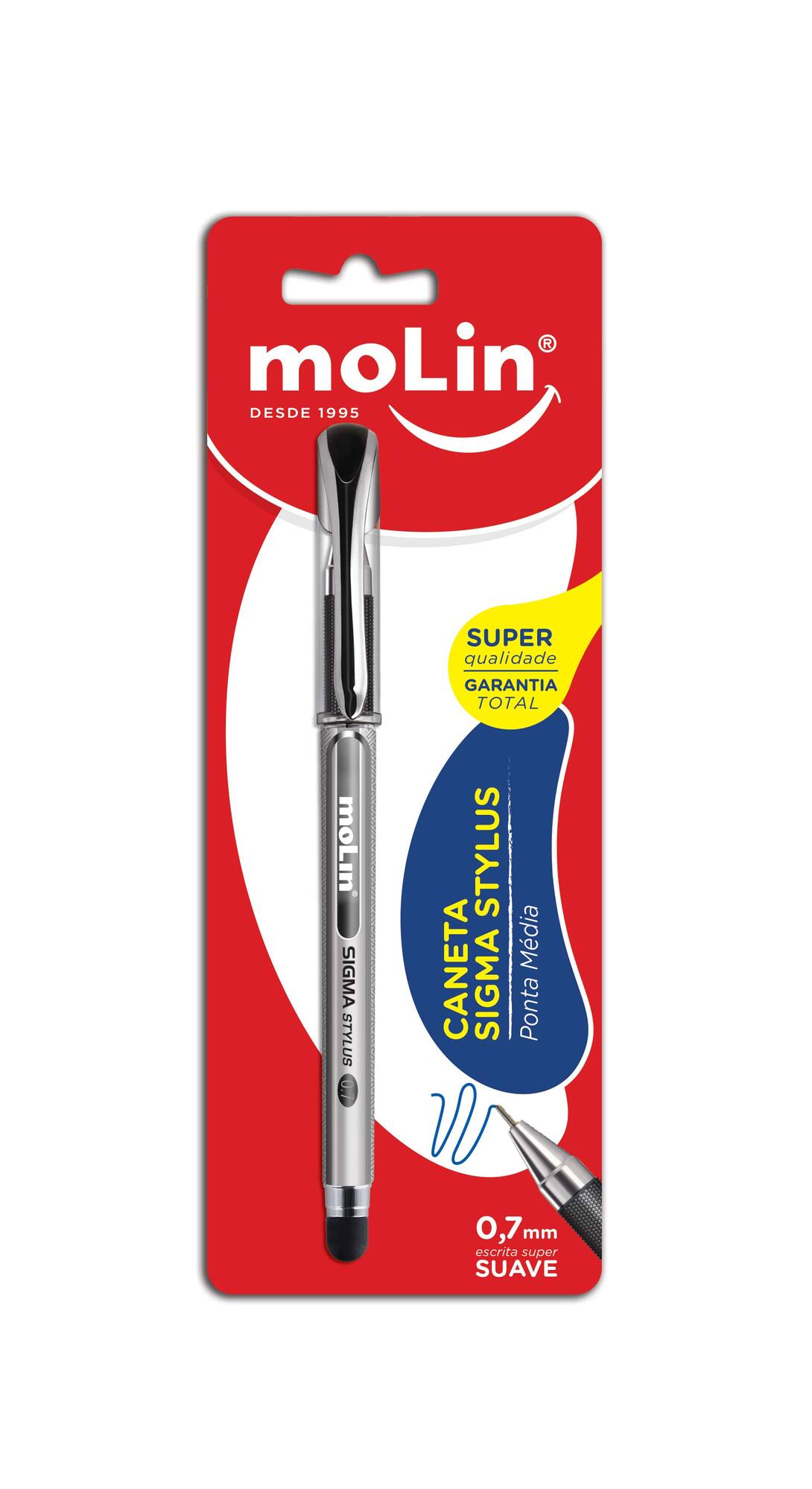 Caneta Sigma Stylus Molin Azul