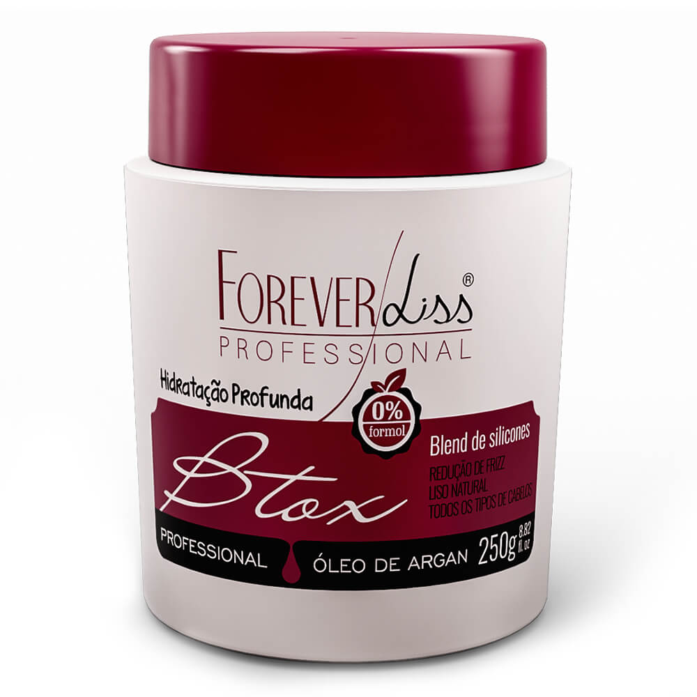 Máscara Forever Liss Botox Capilar Argan Oil Zero - 250g