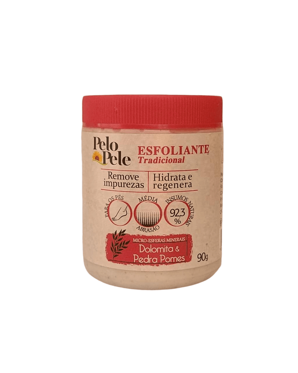 Esfoliante para Pés Pelo e Pele Tradicional - 90g