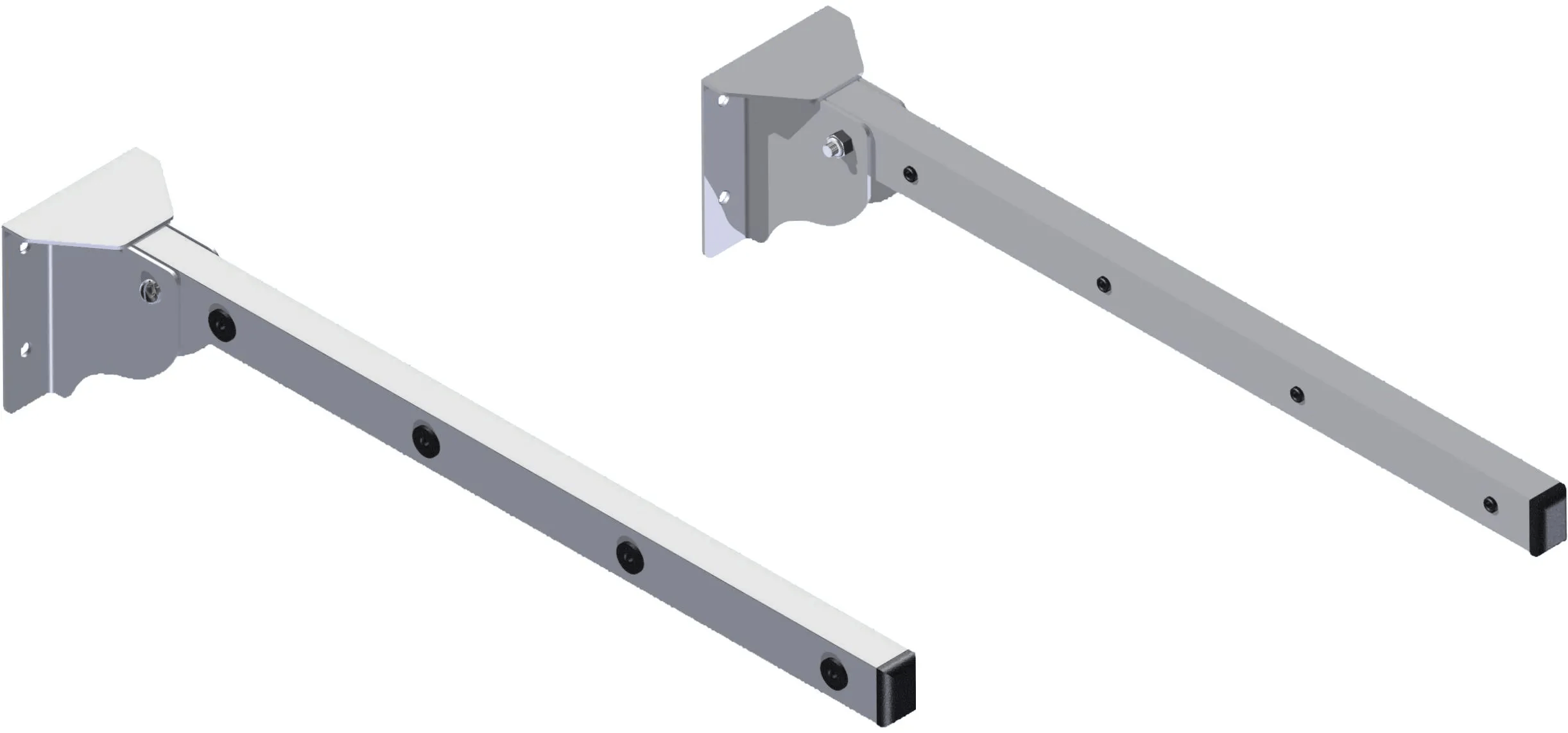 Varal de Roupas Retrátil de Parede Branco Avatron