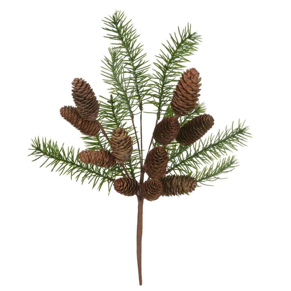 Haste Pick Berry D&A Natal com Pinha Verde - 39 cm