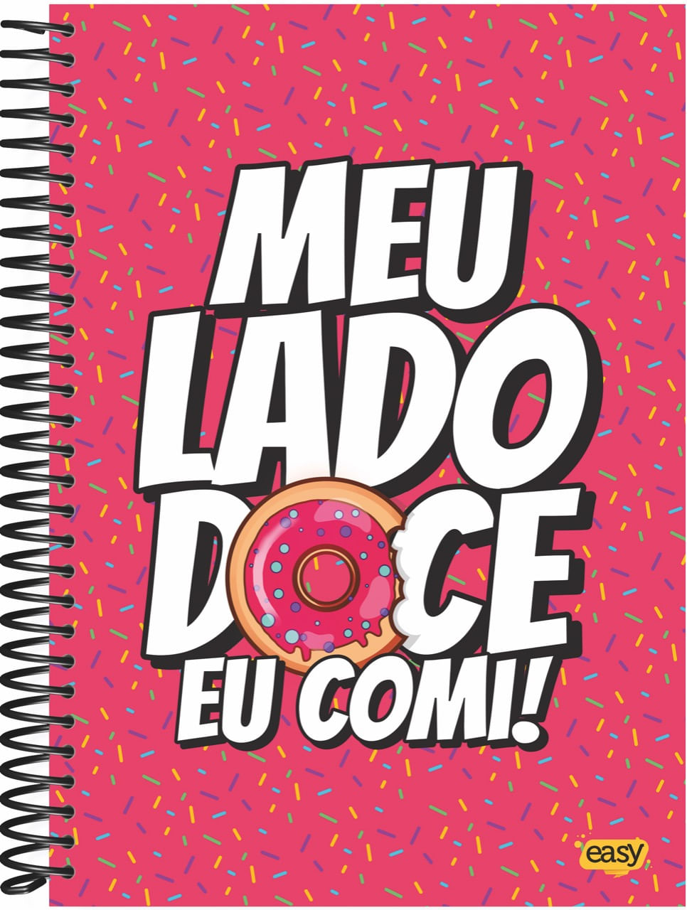 Caderno Baag Espiral Universitário Capa Dura Easy Feminina 12 Matérias ...
