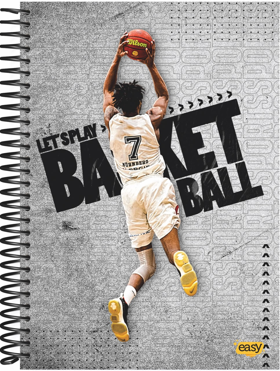 Caderno Baag Espiral Universitário Capa Dura Esy Masculino 12 Matérias ...