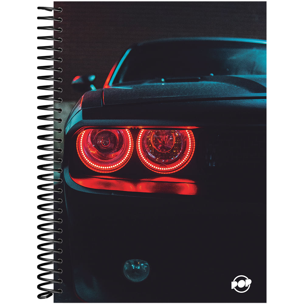 Caderno Baag Espiral Universitário Capa Dura Pop Masculino 12 Matérias ...