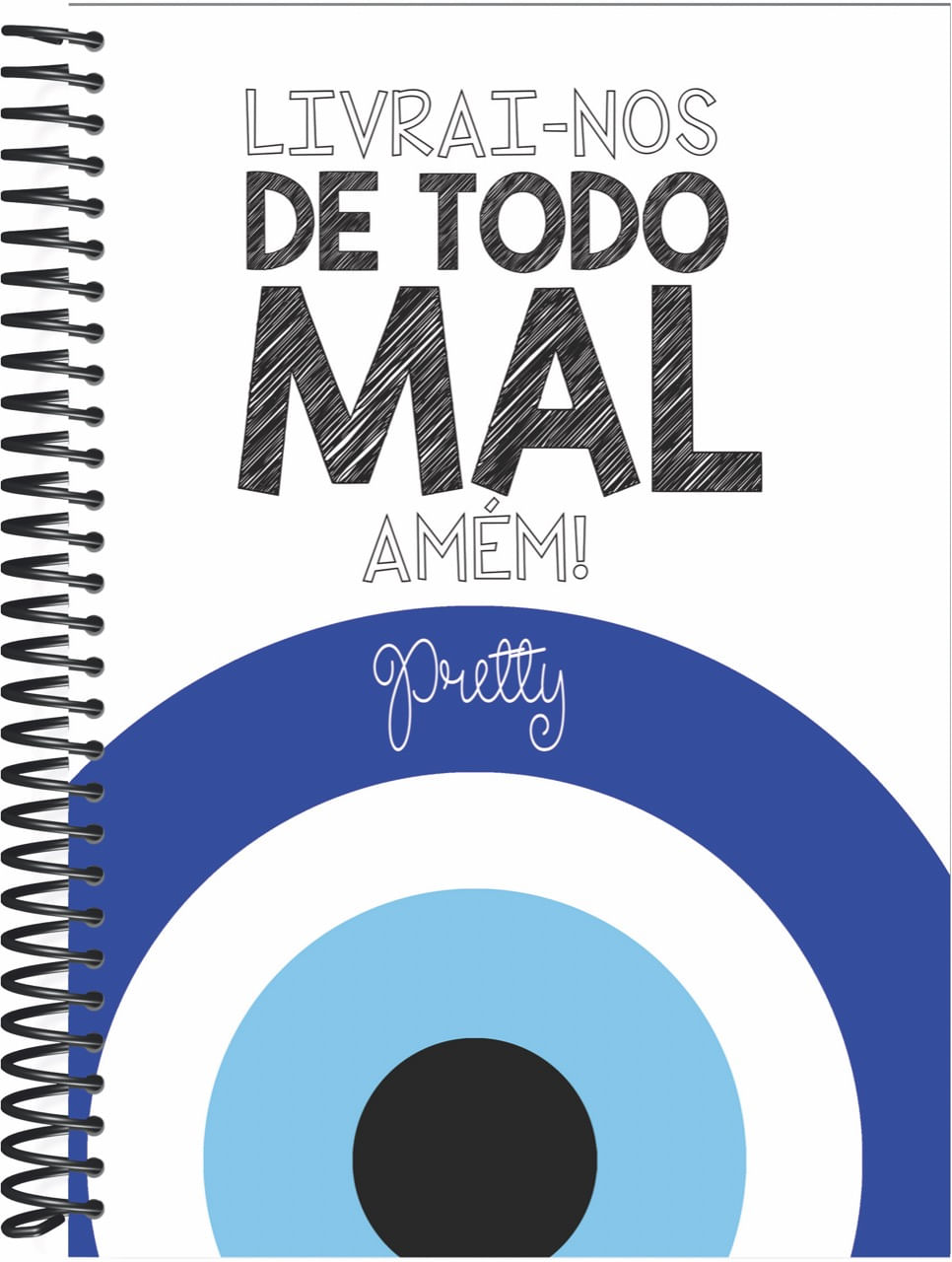 Caderno Baag Espiral Universitário Capa Dura Pretty 10 Matérias 160 ...