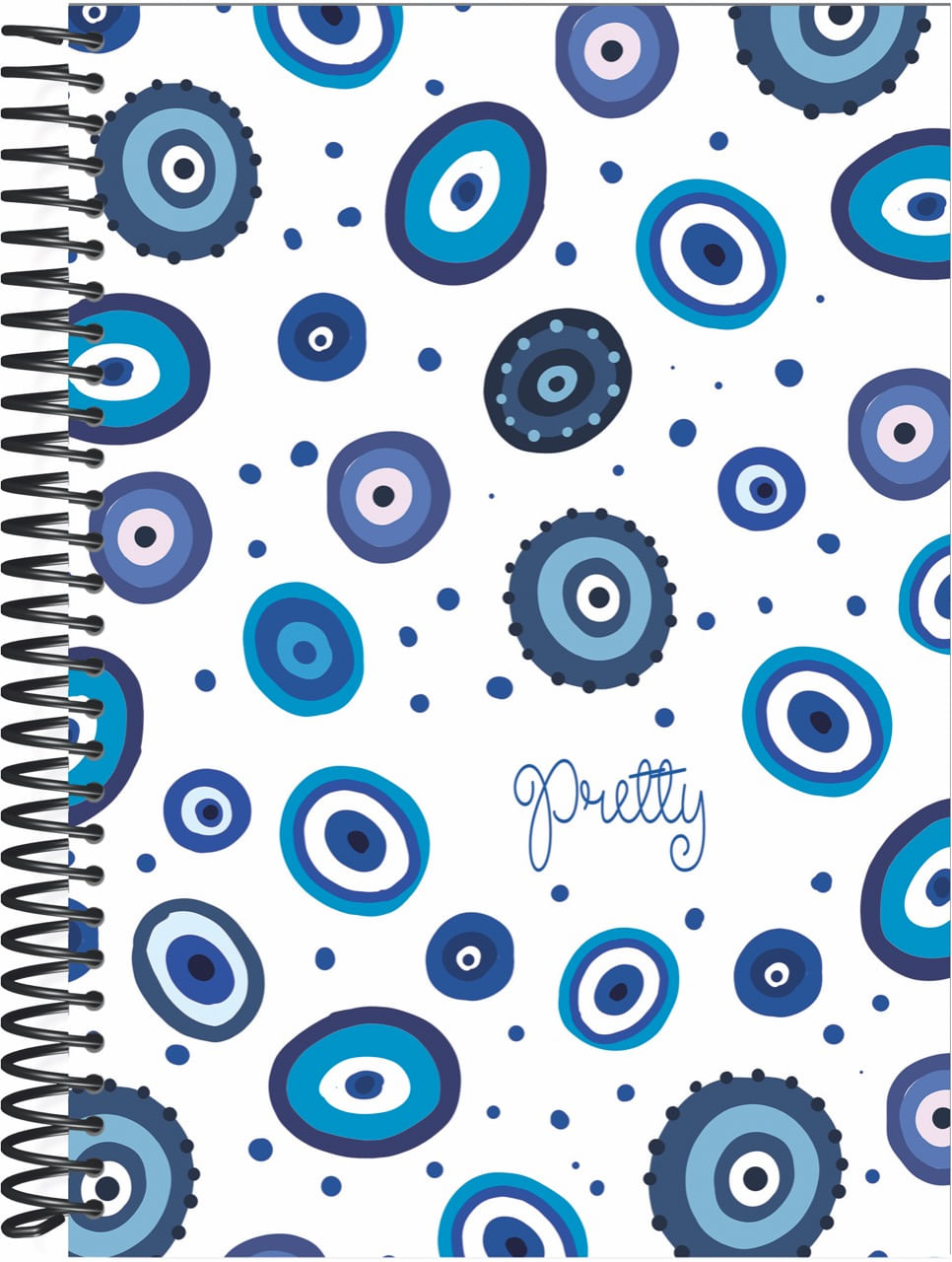 Caderno Baag Espiral Universitário Capa Dura Pretty 10 Matérias 160 ...
