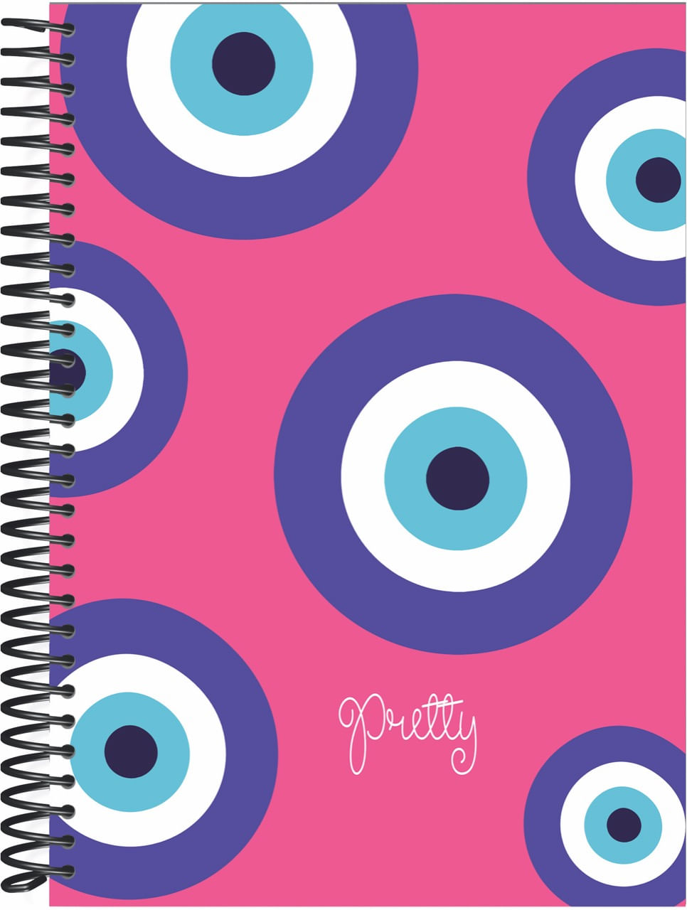 Caderno Baag Espiral Universitário Capa Dura Pretty 15 Matérias 240 ...