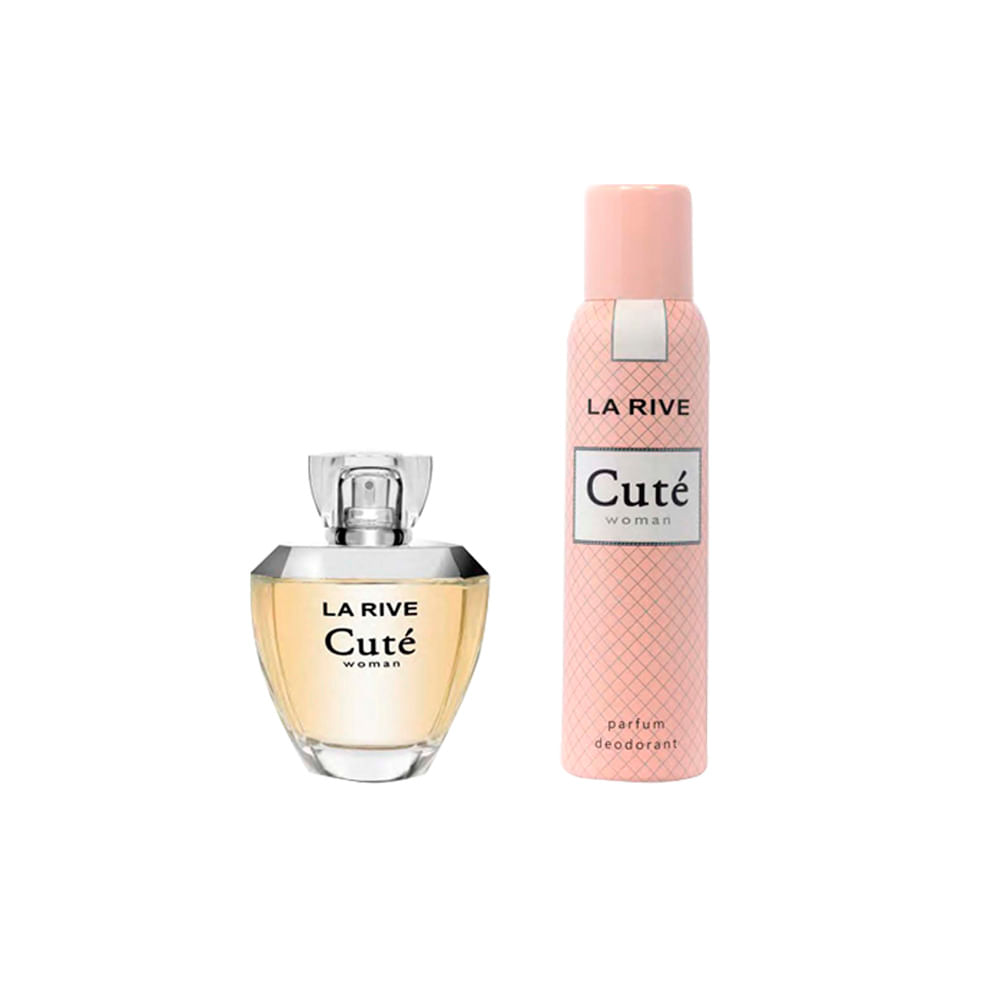 Kit La Rive Cute Eau de Parfum Feminino 100 ml + Desodorante 150 ml