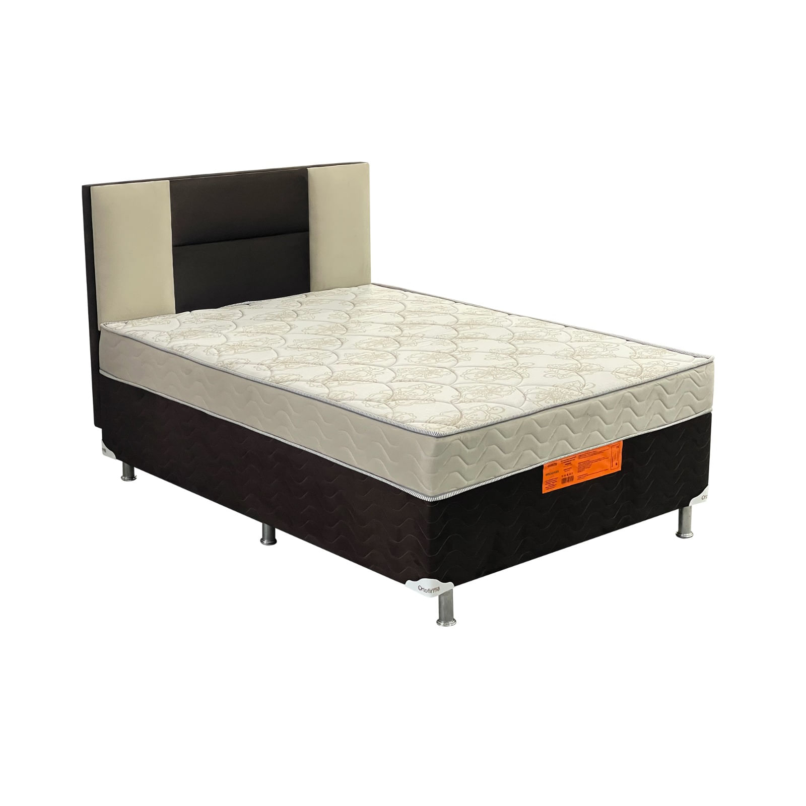 Cama box Conjugado Ortofirme Stillo Flex com Cabeceira Casal