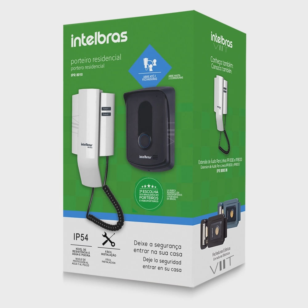 Porteiro Residencial Intelbras IPR 8010