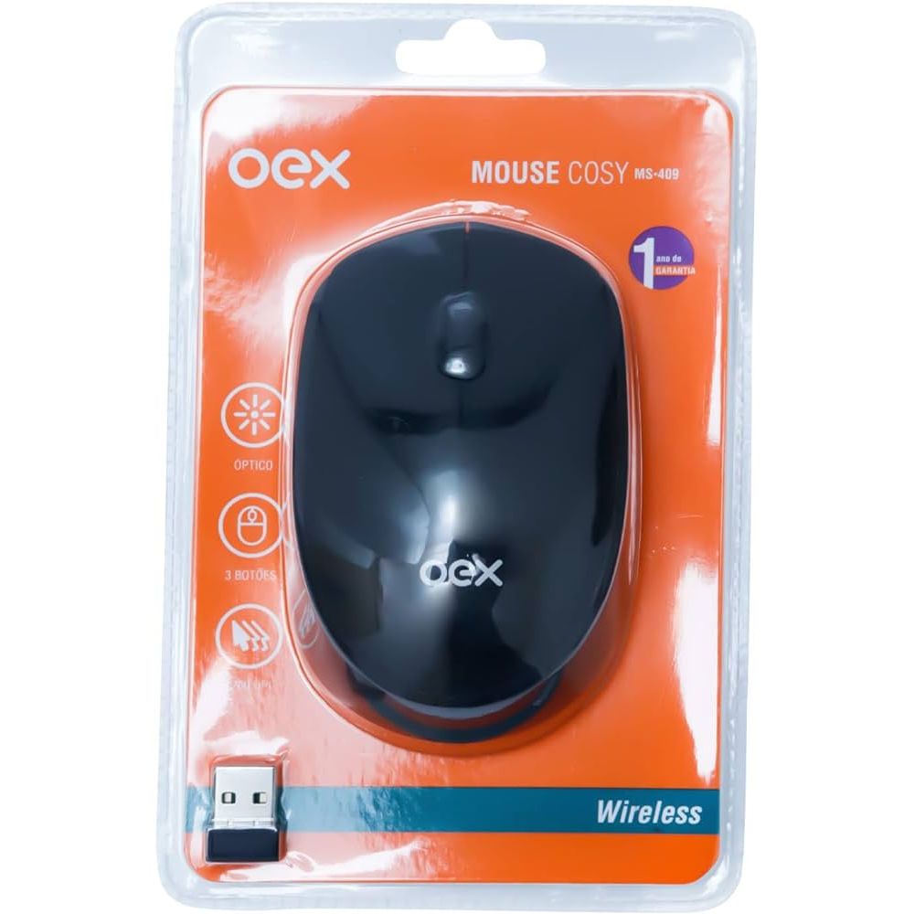 Mouse Oex Cosy MS409 Preto