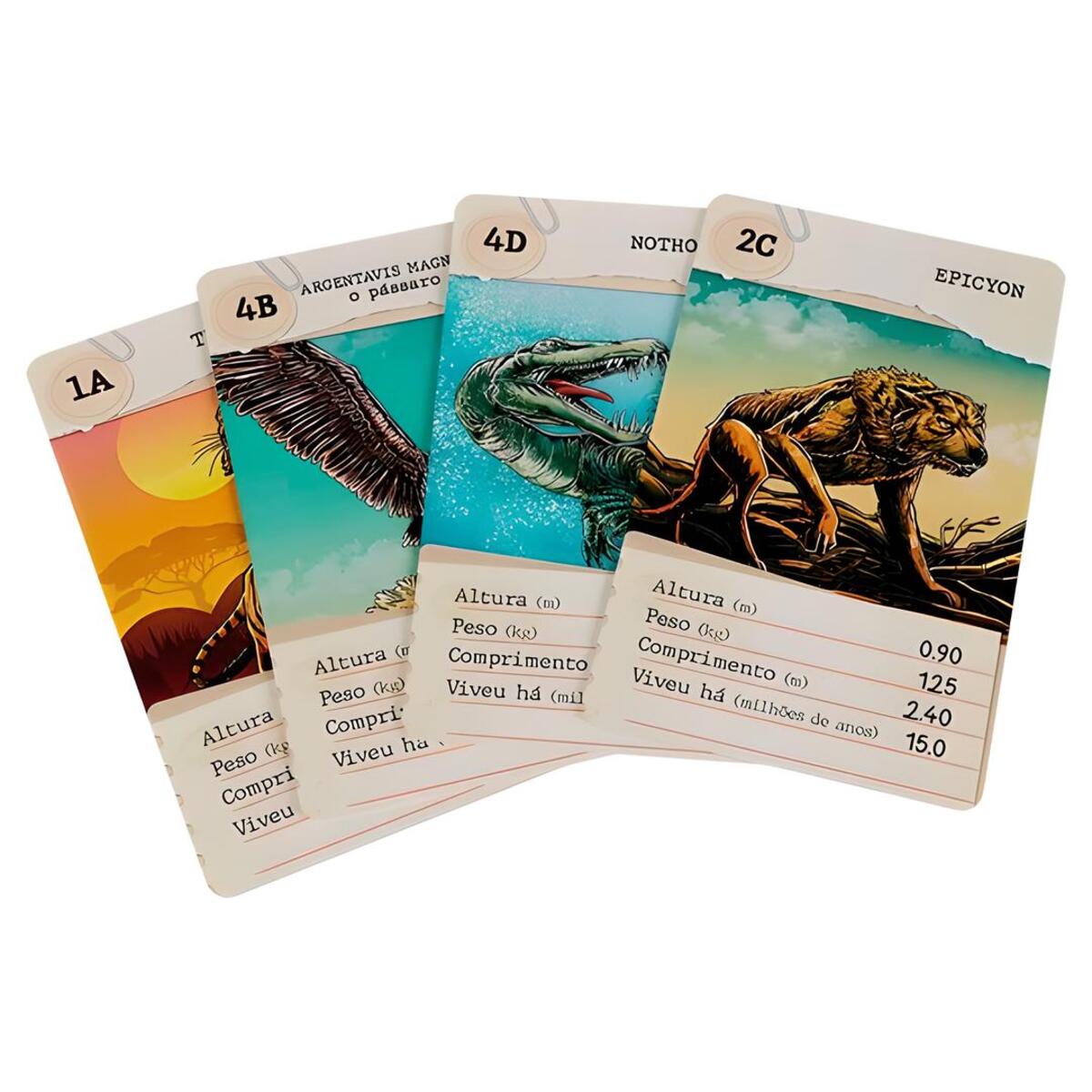 Jogo Grow Super Trunfo Feras Extintas